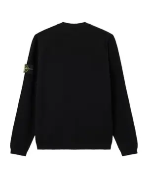 Stone Island Crew Neck Knitwear - Black