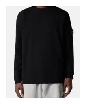Stone Island Crew Neck Knitwear - Black