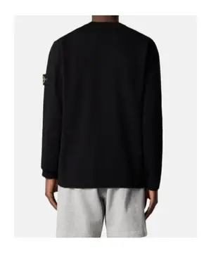 Stone Island Crew Neck Knitwear - Black