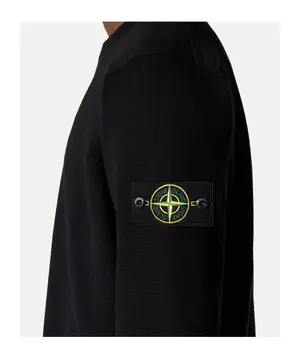 Stone Island Crew Neck Knitwear - Black