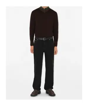 Burberry Checked Buckled Belt