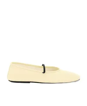 THE ROW Logo Ballerina Flats