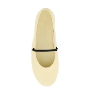 THE ROW Logo Ballerina Flats