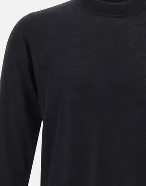 Stone Island Compass Patch Crewneck Jumper - Black