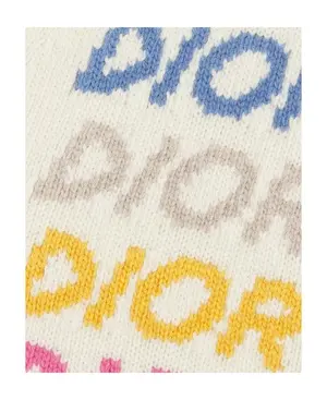 Dior Logo Intarsia V-neck Vest
