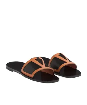Valentino Garavani Square Open Toe Slides