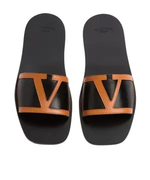 Valentino Garavani Square Open Toe Slides