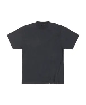 Balenciaga Large Fit T-shirt - Black