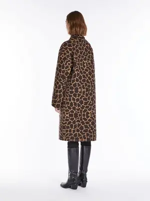 Max Mara Jacquard Wool Coat