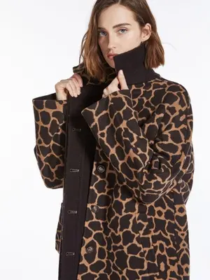 Max Mara Jacquard Wool Coat