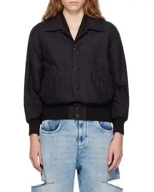 MAISON MARGIELA Dupion Bomber Jacket