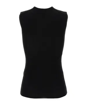 Khaite Renato Sleeveless V-neck Top