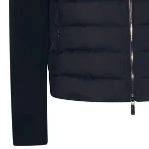 MOORER Quilted Zip-up Coat