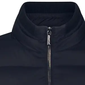 MOORER Quilted Zip-up Coat