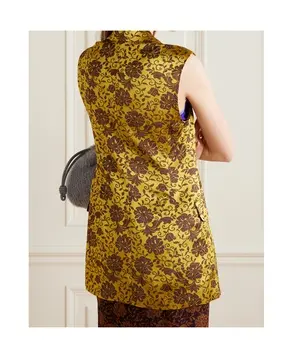 Dries Van Noten Floral Jacquard Vest