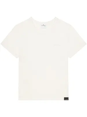COURREGES Courrèges Logo Patch Crewneck T-Shirt