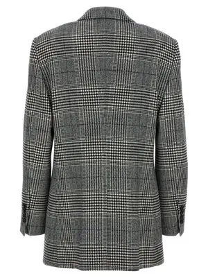 Dolce & Gabbana Single-breasted Glen Plaid Jacket