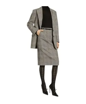 Dolce & Gabbana Single-breasted Glen Plaid Jacket