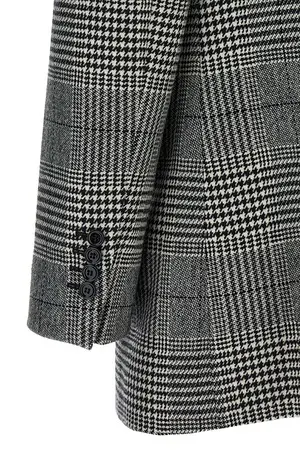 Dolce & Gabbana Single-breasted Glen Plaid Jacket