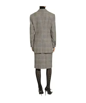 Dolce & Gabbana Single-breasted Glen Plaid Jacket