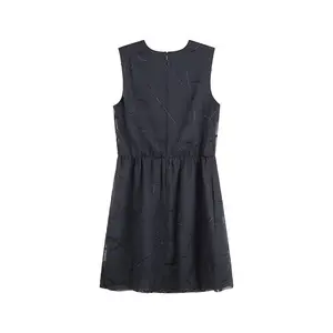 Armani Exchange Sleeveless Graphic Print Dress