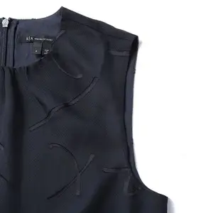 Armani Exchange Sleeveless Graphic Print Dress