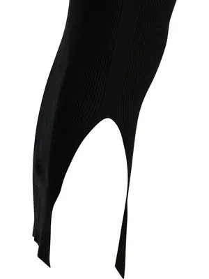 Rick Owens Ribbed High-waisted Skirt