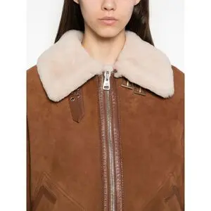 Ermanno Scervino Suede Aviator Jacket