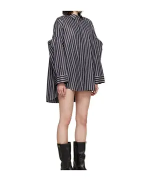 Sacai Long Sleeve Striped Shirt