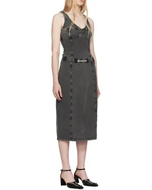 DIESEL® D-inny Sleeveless Midi Dress