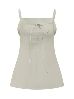 Studio Nicholson Sleeveless Zippered Apron Top