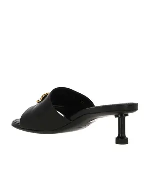Balenciaga Bb Plaque Open-toe High Heel Sandals