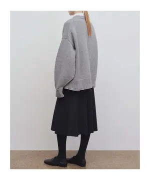 THE ROW Pleated Midi Skirt