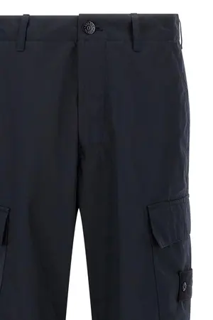 Stone Island Straight-leg Cargo Pants - Blue