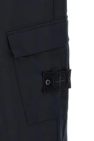 Stone Island Straight-leg Cargo Pants - Blue