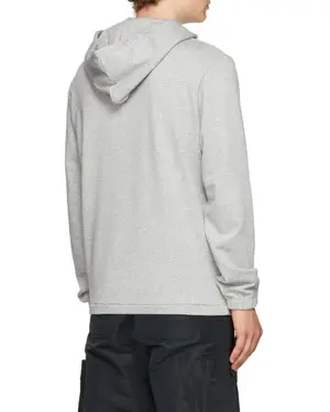 Alexander McQueen Zip-detailed Hoodie - Gray