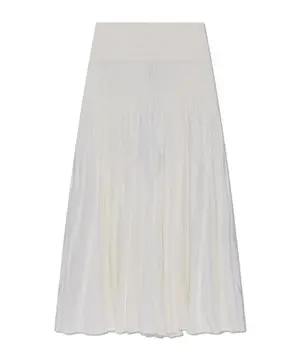 Alaïa Knit Pleated Skirt