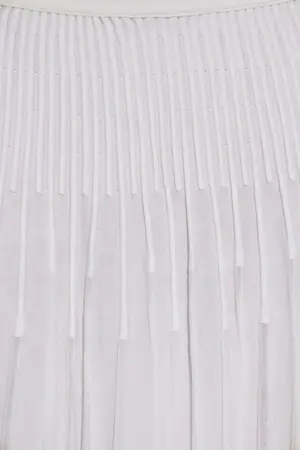 Alaïa Knit Pleated Skirt
