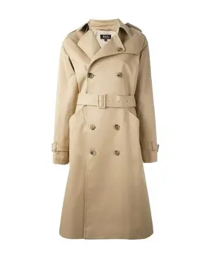 A.p.c. Greta Double-breasted Trench Coat - No