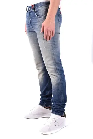 DIESEL® 1979 Sleenker Distressed Skinny Jeans - Blue