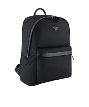 Emporio Armani Logo Plaque Backpack
