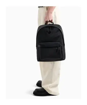 Emporio Armani Logo Plaque Backpack