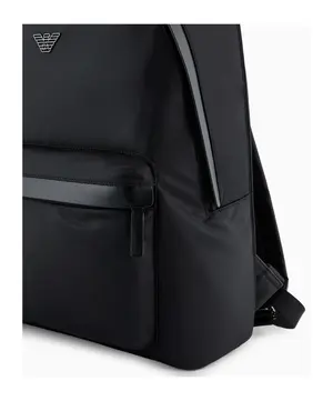 Emporio Armani Logo Plaque Backpack