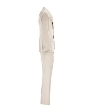 Brunello Cucinelli Two-button Pleated Suit - Nude