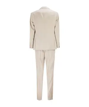 Brunello Cucinelli Two-button Pleated Suit - Nude