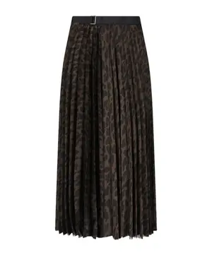 Sacai Animal Print Bottoms For Women