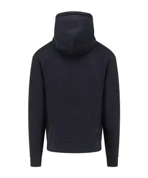 AMI Paris De Coeur Drawstring Hoodie - Black