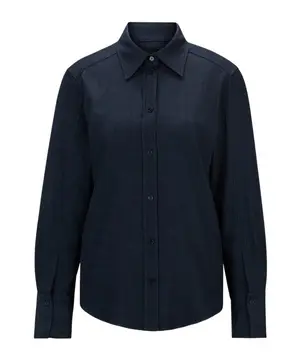 Hugo Boss Regular-fit Twill Blouse