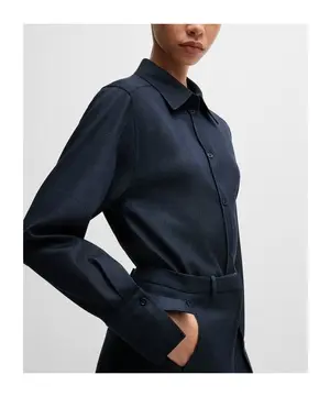 Hugo Boss Regular-fit Twill Blouse