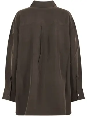 Soeur Lapel Collar Long Sleeve Shirt